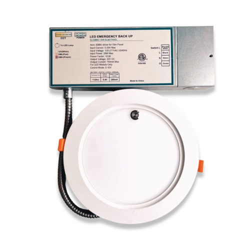 Slim Downlights with Emergency Battery Gen 2 - e2lighting