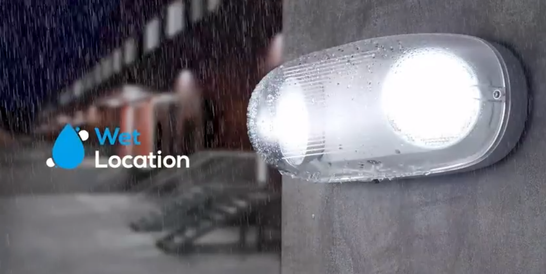 LED Emergency Bug Eye Light, 90-min Battery Backup